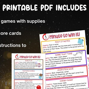 Minute to Win It Games, Fun One Minute to Win Party Games for Kids ...
