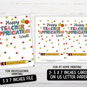 Teacher Appreciation Week Gift Card Holder, Thank You Teacher ...