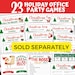 200 Christmas Bingo Cards, Easy Fun Christmas Game Large Group ...