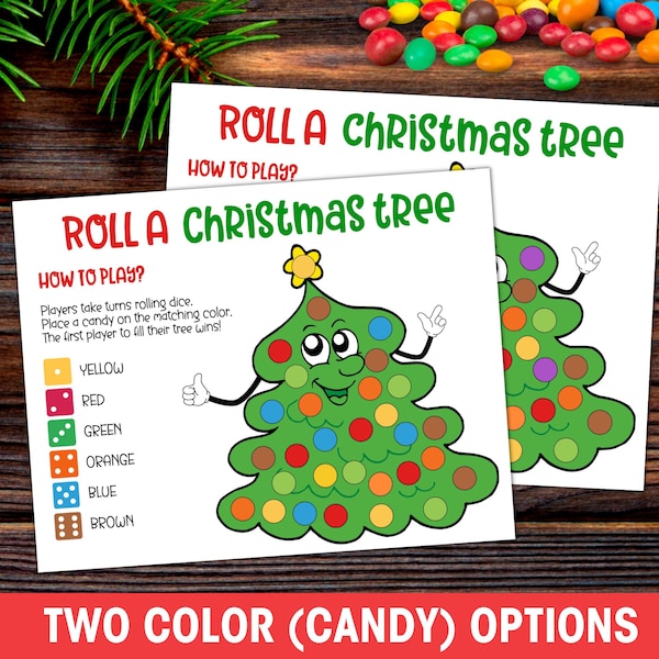 Christmas Dice Game Printable - Etsy