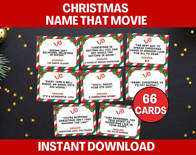 Christmas Games Digital Download Game Christmas Party Games Holiday ...