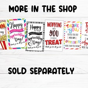 Employee Appreciation Day Sign Printable, Thank You Sign, Appreciation ...