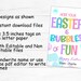 Easter Bubbles Tag, Printable Easter Gift Tags, Bubbles of Fun Kids ...