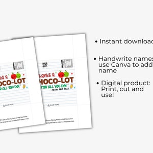 Teacher Chocolate Bar Wrapper Teacher Appreciation Candy Wrap, Thank ...