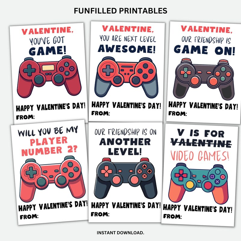 Video Game Card - Etsy