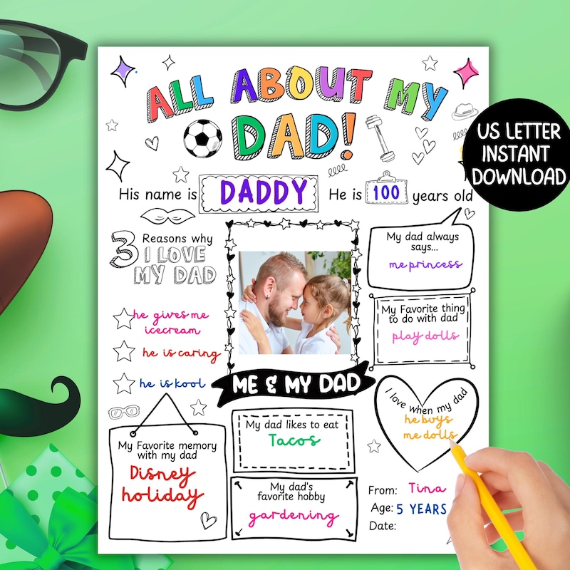 Fathers Day Template - Etsy