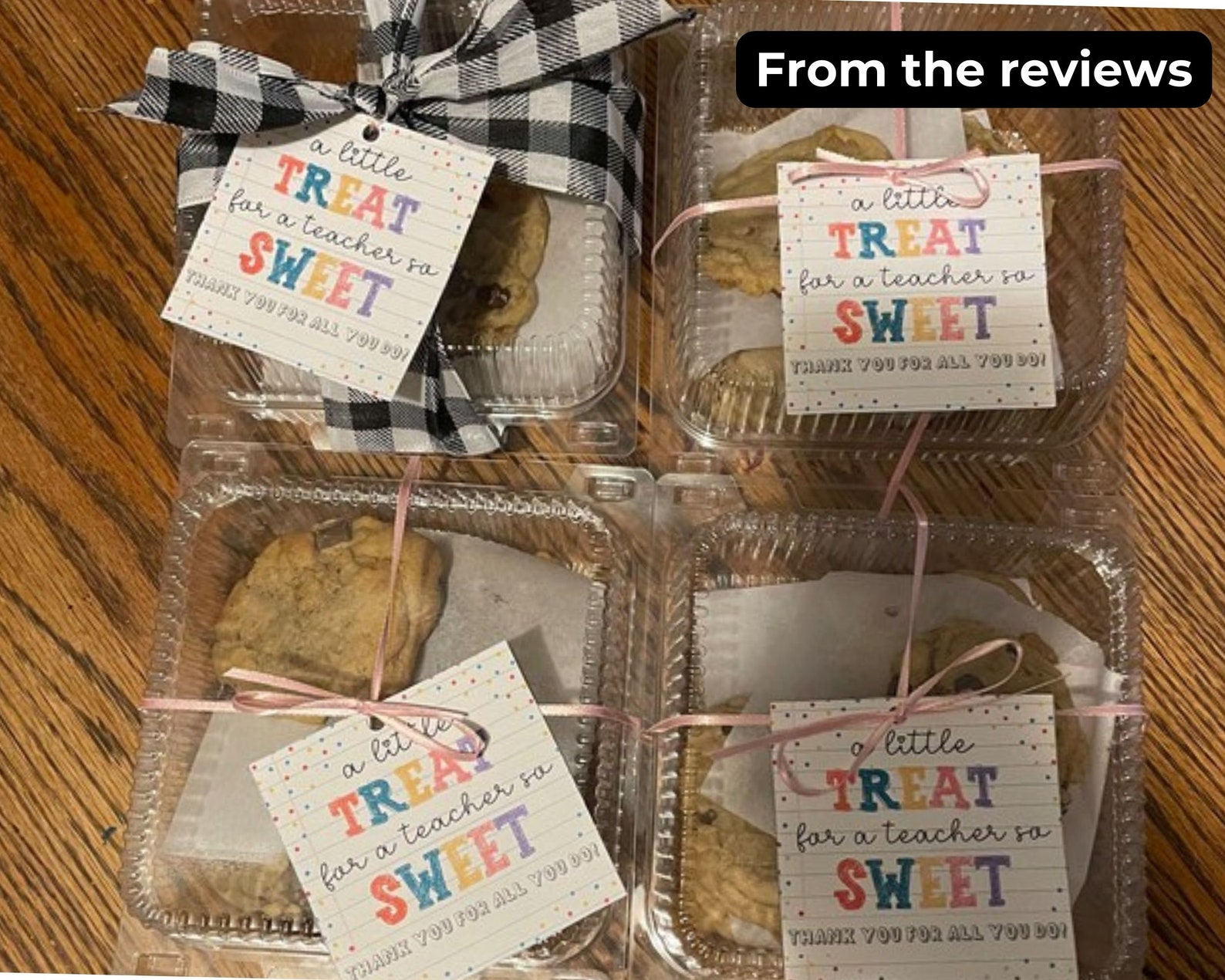 Teacher Sweet Treat Tag, Teacher Appreciation Tag, Teacher Thank You ...