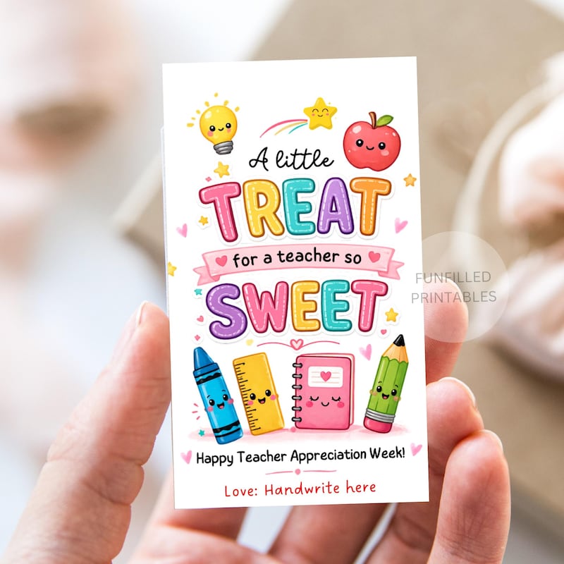 Teacher Appreciation Candy Gifts - 60+ Gift Ideas for 2026