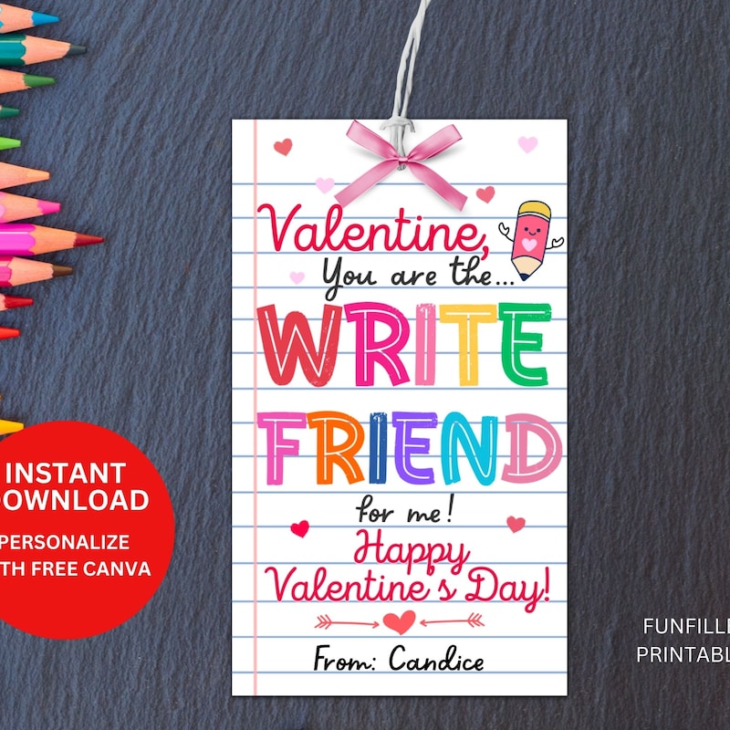 Classmate Valentines - Etsy