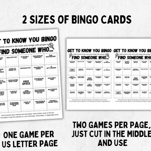 Get to Know You Bingo Game, Find Someone Who Bingo, Find the Guest ...