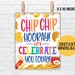 Chip Chip Hooray Sign Printable, Chips Appreciation Sign, Graduation ...
