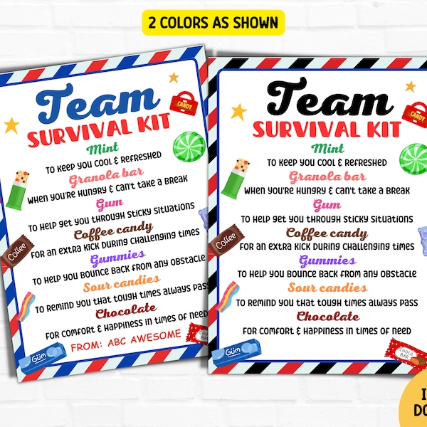 Work Survival Kit - Etsy