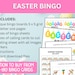50 Easter Bingo Cards, Easter Bingo Game, Easter Activity for Kids ...