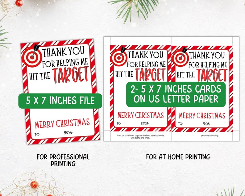 Teacher Christmas Gift Card Holders, Printable Christmas Teacher Gift ...