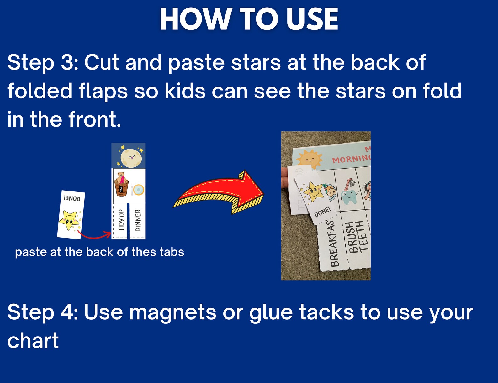 Custom Visual Morning Routine Chart for Kids Toddler Routine - Etsy