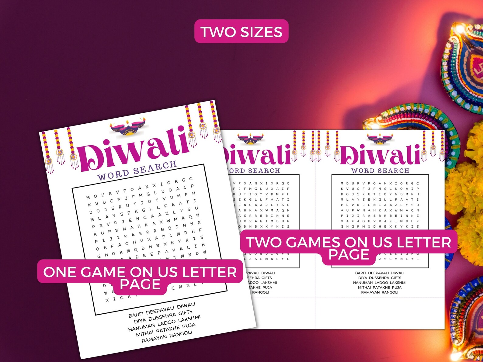 18 Diwali Games Bundle, Diwali Games for Adults, Kids, Diwali Party ...