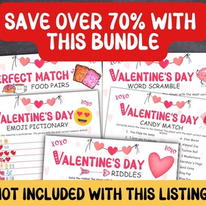 Valentine's Day Word Scramble Game, Adults Valentine Party Game, Kids ...