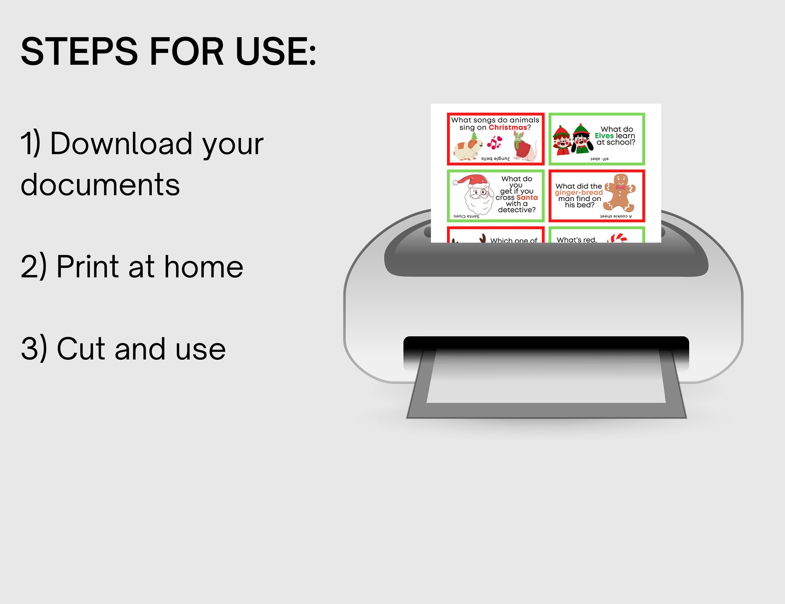 Printable Christmas Lunchbox Jokes, December Christmas Lunch Box Notes ...