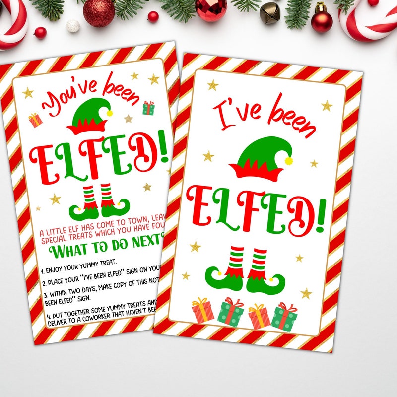 Elves at Work Sign - Etsy