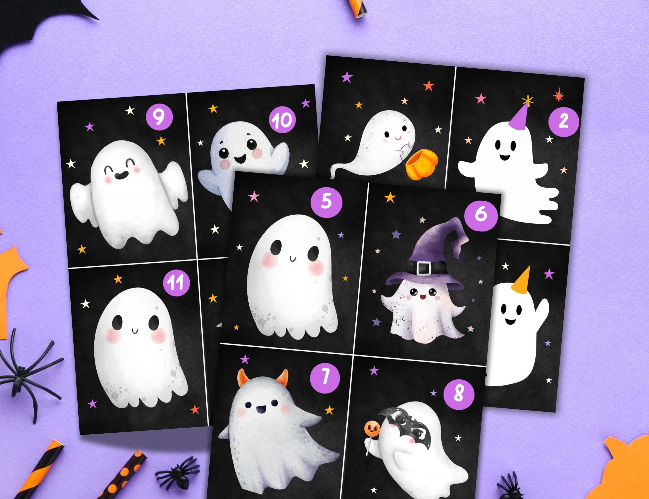 Halloween Kids Ghost Hunt Game, Halloween Ghost Scavenger Hunt, Easy ...