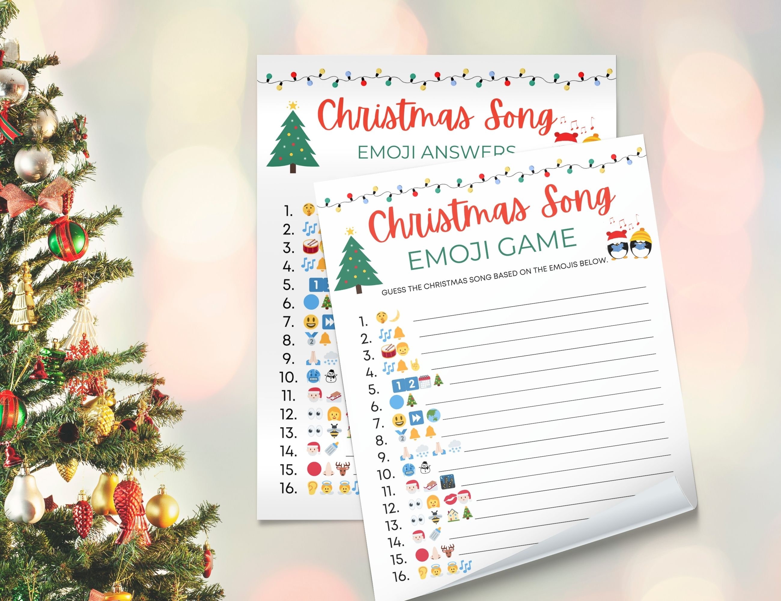 Christmas Emoji Games, Christmas Movie Emoji, Song Emoji Game With ...