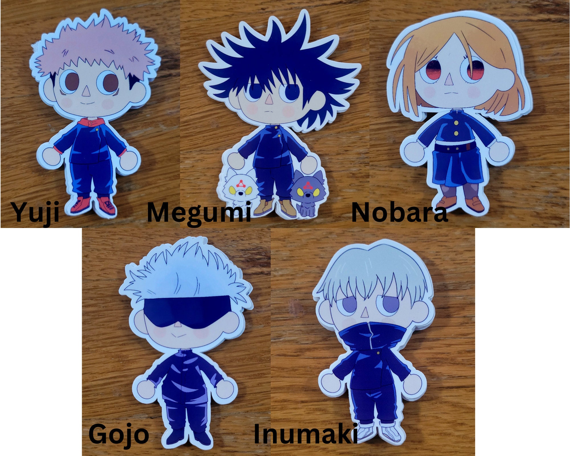 JJK Jujutsu Anime Inspired AC Style Stickers - Etsy