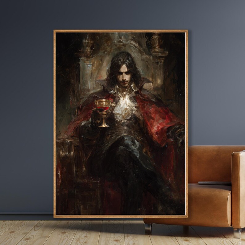 Dracula Movie Poster: Gothic Vampire Wall Art Print - Etsy