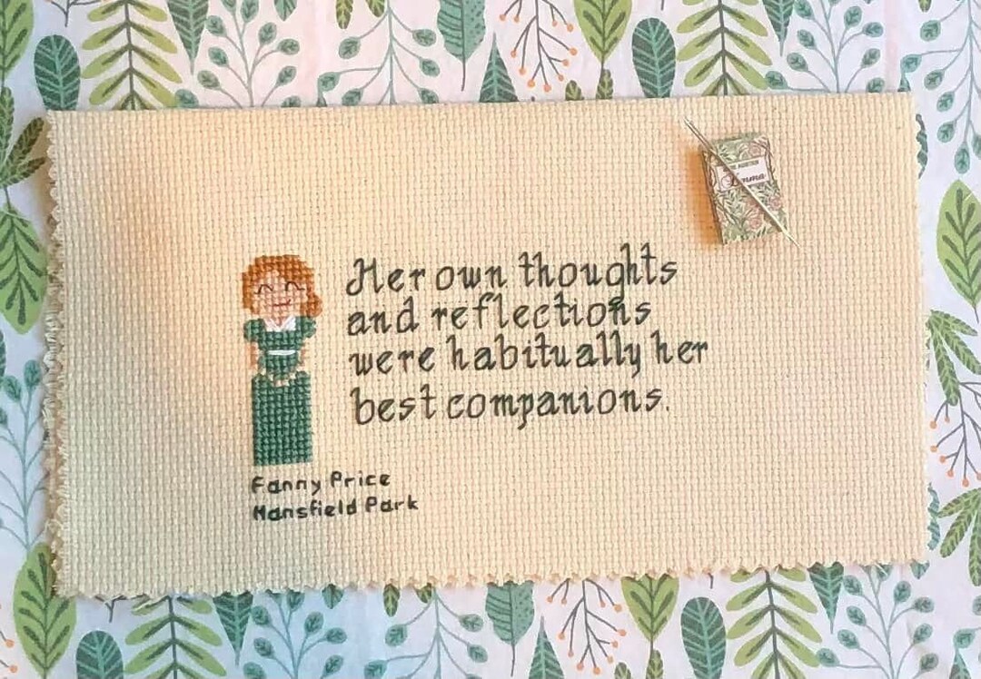 Fanny Price Cross Stitch Pattern: Jane Austen's Mansfield Park (PDF ...