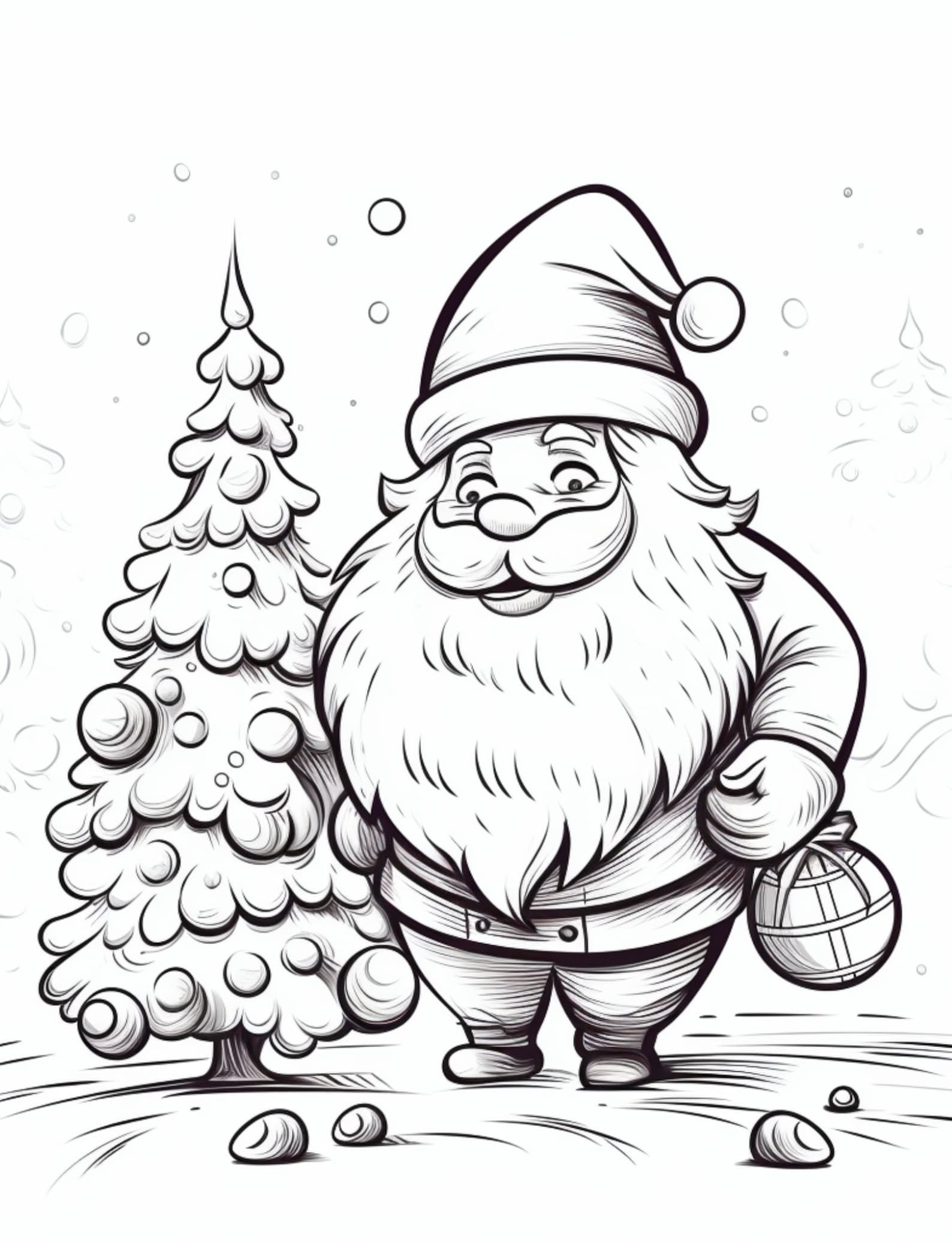 Christmas Theme Coloring Pages - Etsy
