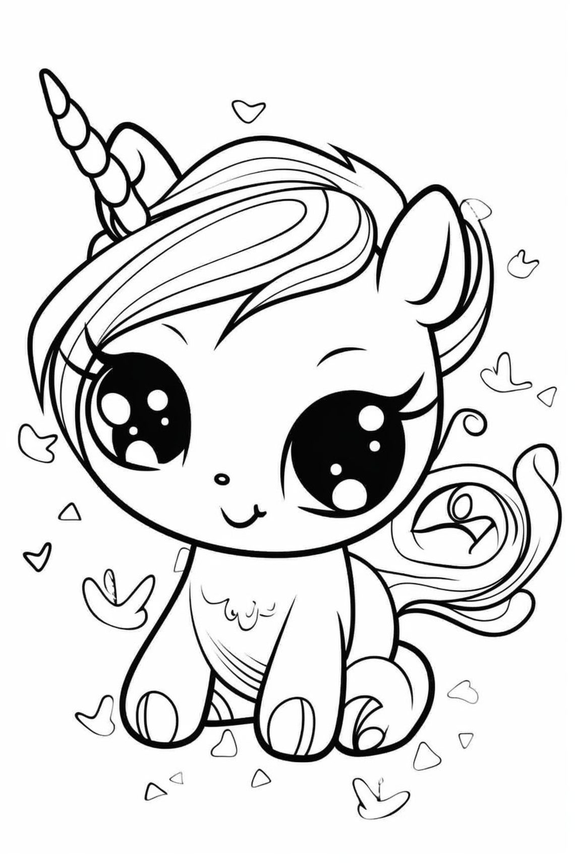 60+ Unicorn Kids Unicorn Coloring Pages,instant DOWNLOAD, Unicorn ...