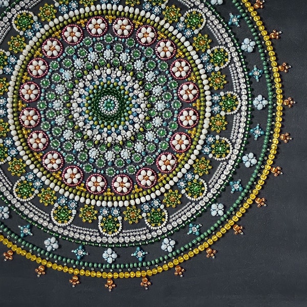 Beaded Artwork - Etsy