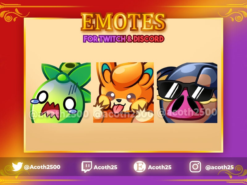 Pokémon Scarlet Violet Emote Set (Instant Download) - Etsy