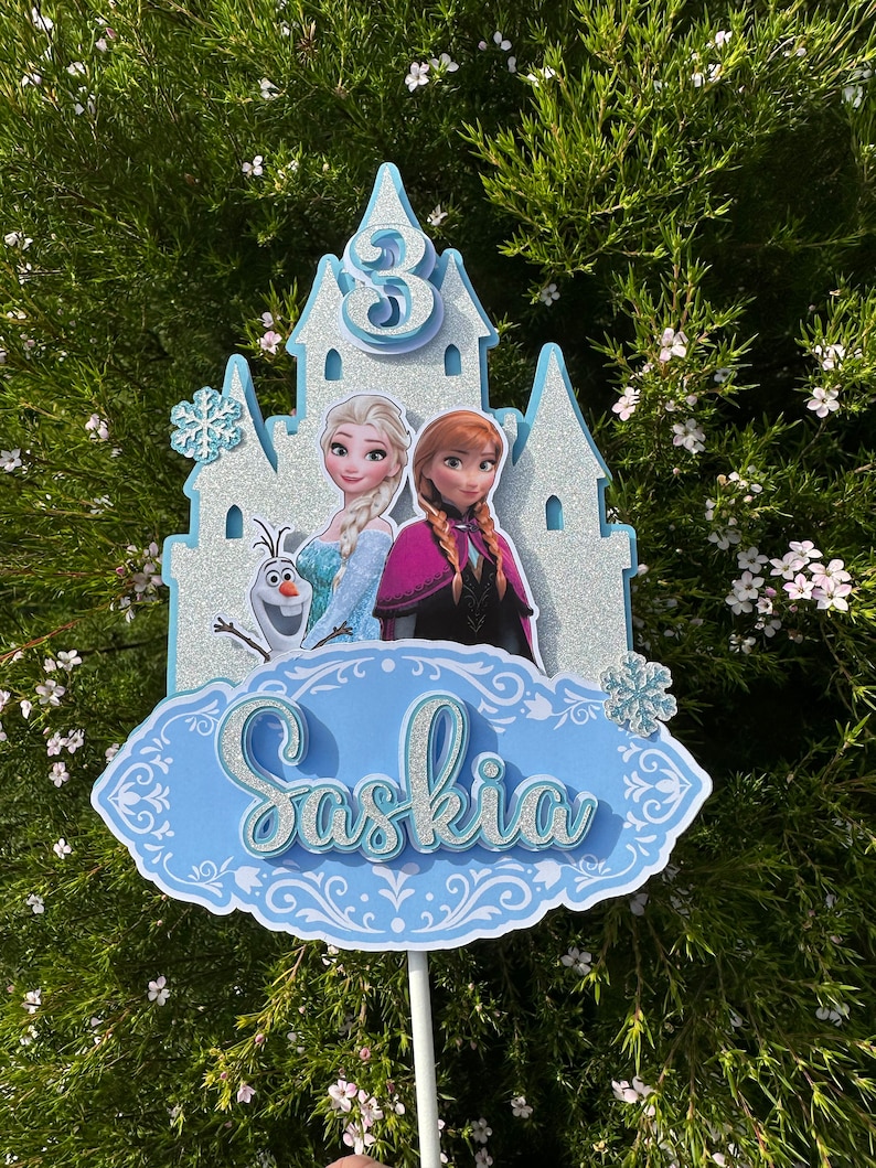 Frozen Cake Topper Ana and Elsa Cake Topper - Etsy Australia