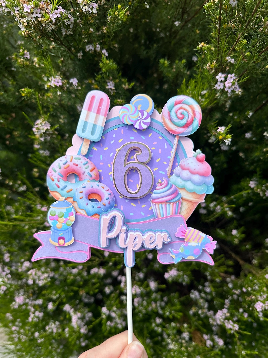 Candyland Cake Topper - Etsy