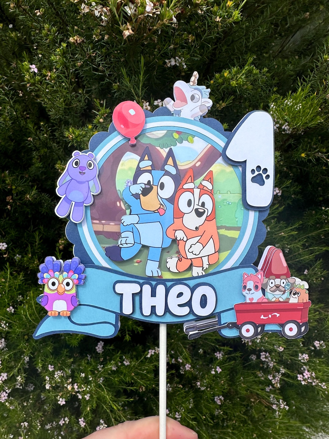 Bluey Cake Topper - Etsy Australia