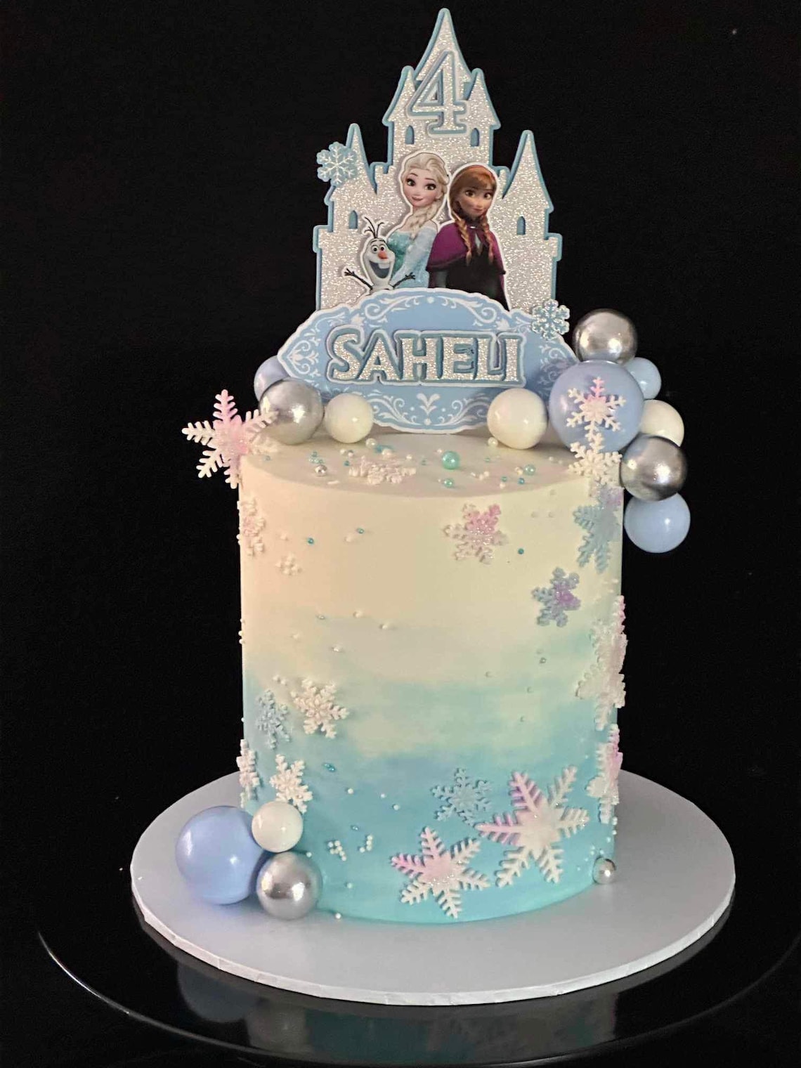 Frozen Cake Topper Ana and Elsa Cake Topper - Etsy Australia