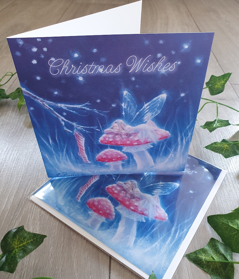 Fairy Christmas Card Wishes - Etsy UK