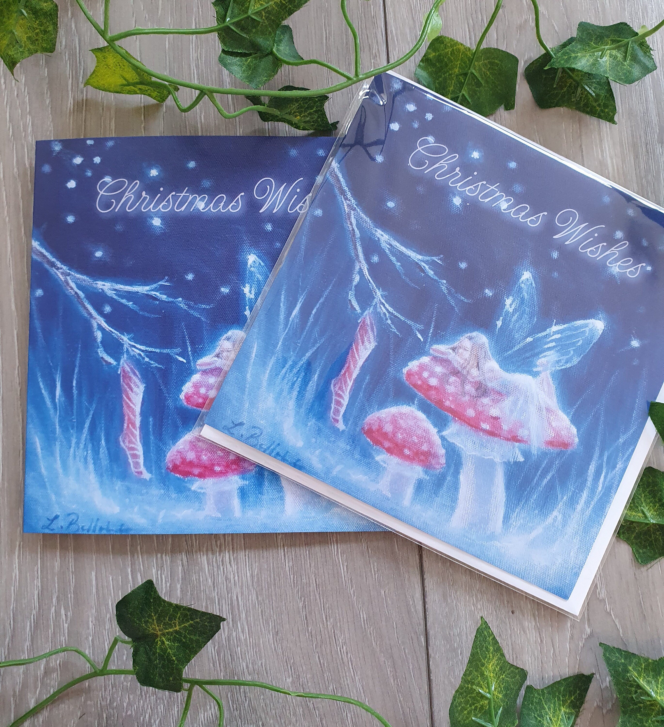 Fairy Christmas Card Wishes - Etsy UK