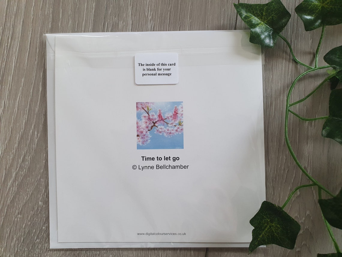 Time to Let Go Greeting Card - Etsy