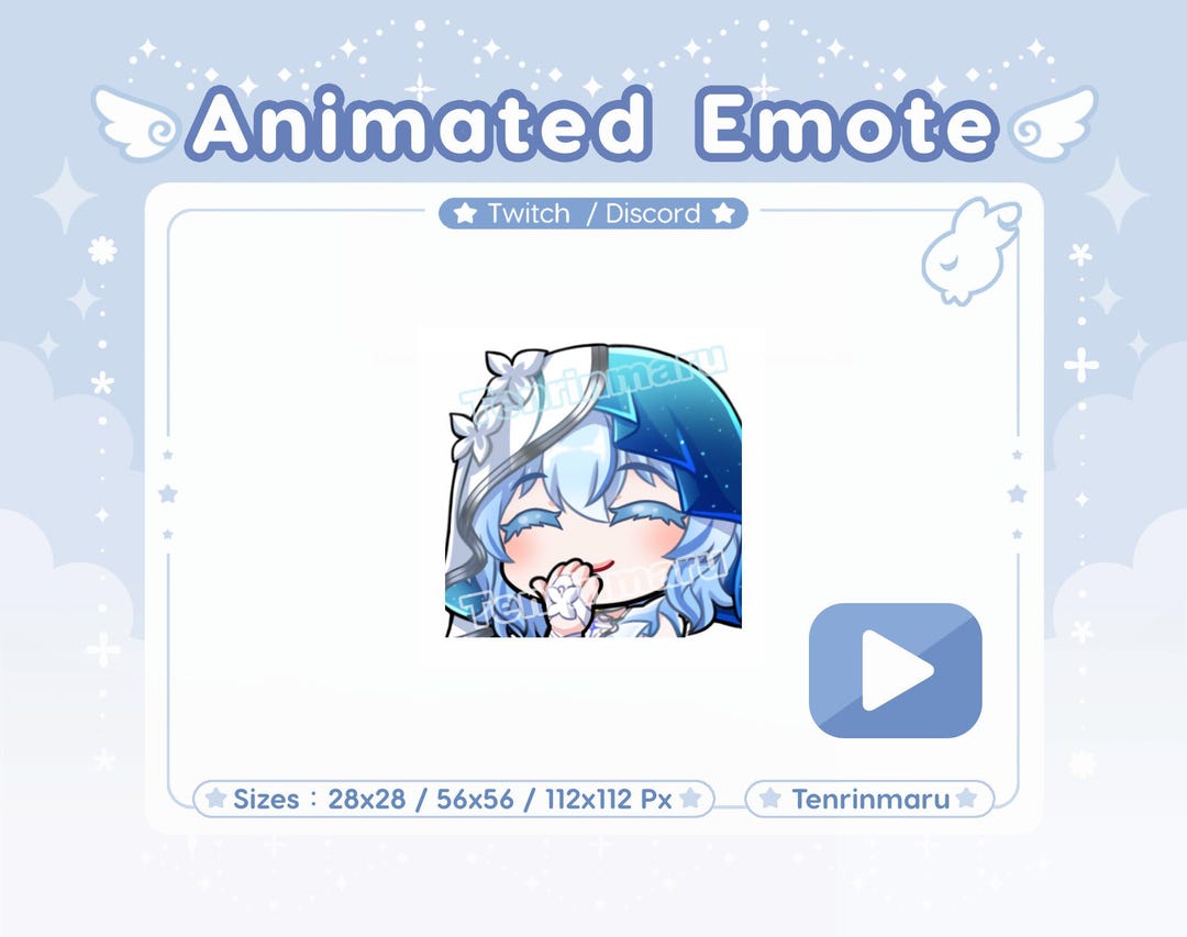 Wuthering Waves | Shorekeeper Smile Animated Emote | Twitch/discord ...