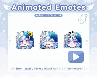 Wuthering Waves the Shorekeeper Animated and Static Emote, for Twitch ...