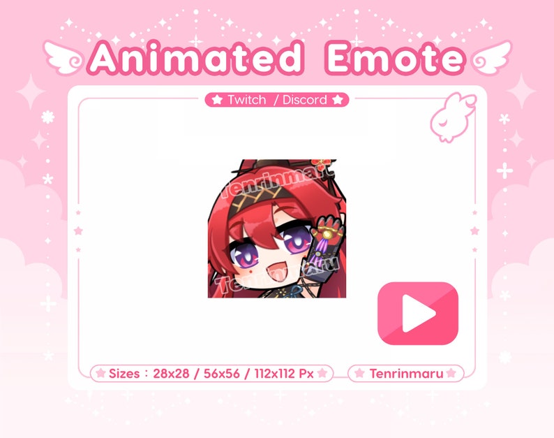 Wuthering Waves Yinlin Wave Animated Emote Twitch/discord/youtube - Etsy