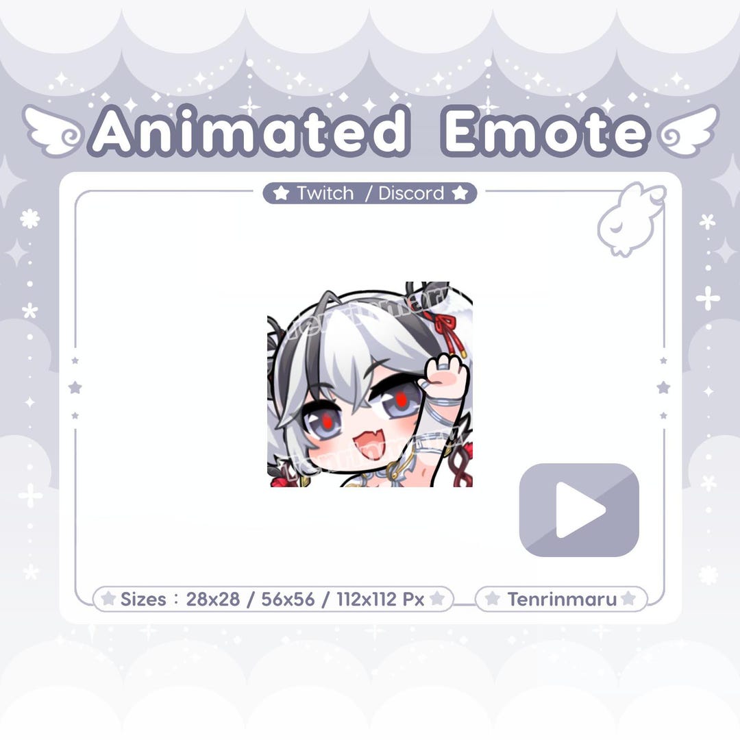 Wuthering Waves | Camellya Wave Animated Emote | Twitch/discord/youtube ...