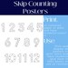 Skip Counting Multiplication and Factors Numbers Posters | Bright ...