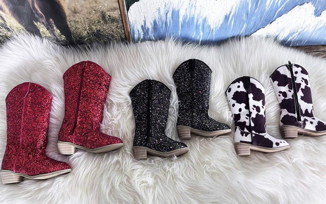 Girls Cowgirl Boots - Etsy