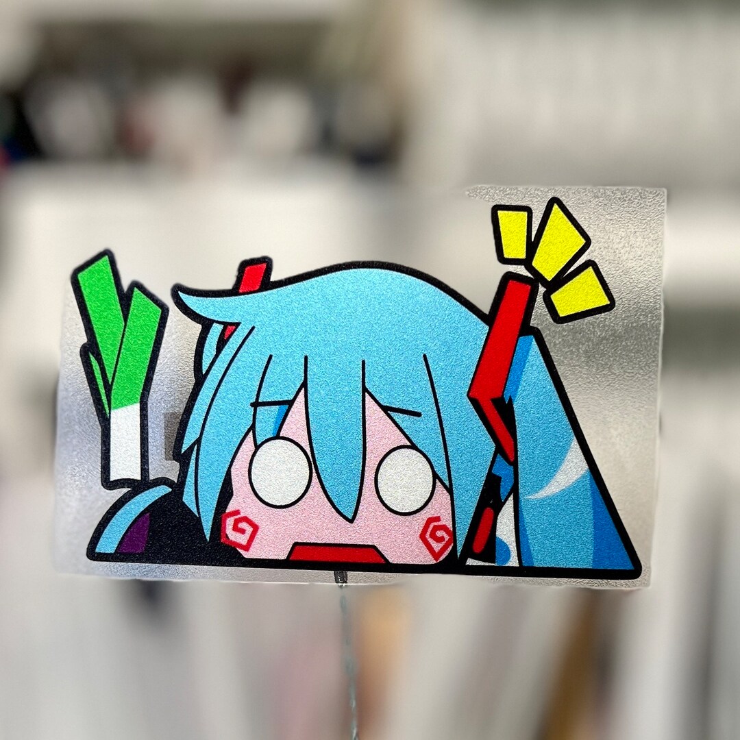 Japanese Video Game Anime Light Refletive Sticker Decal - Etsy