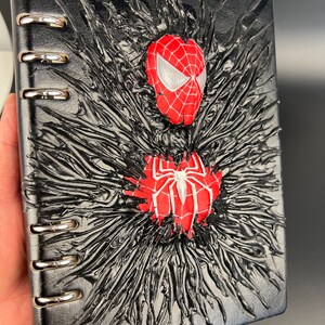 Raimi Spiderman Venom Notebook 3D Printed Hand Painted Sculpture Relief ...