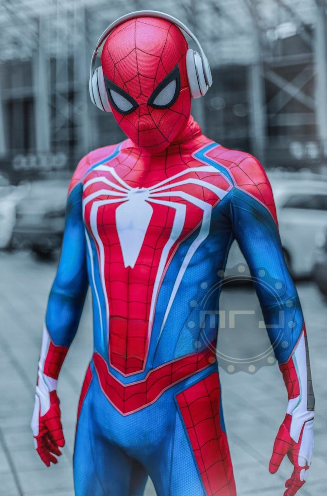 Customized Spider Man PS4 Game Cosplay Costume Halloween Body Suit - Etsy