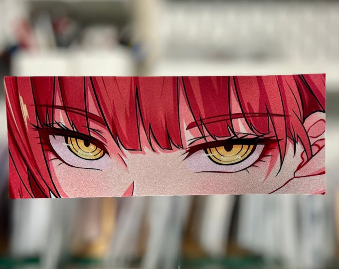JDM Japanese Girl Eyes Anime Light Reflective Sticker Decal Slap - Etsy UK