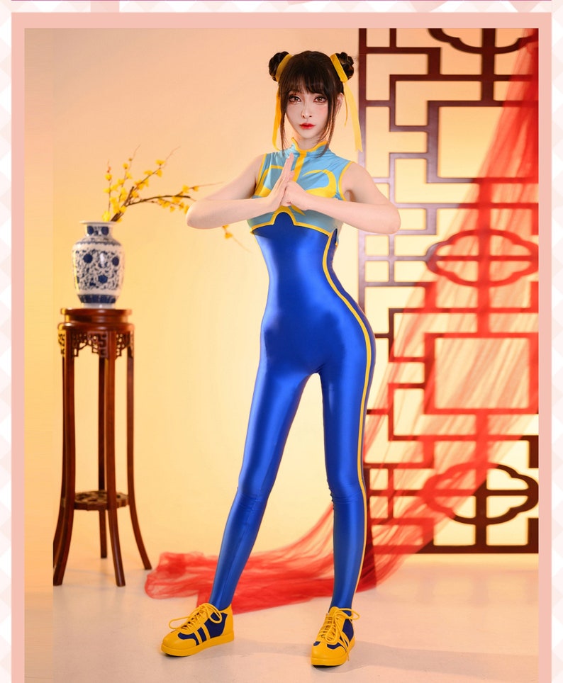 Street Fighter Chun Li Cosplay Costume Halloween Show Body - Etsy Canada